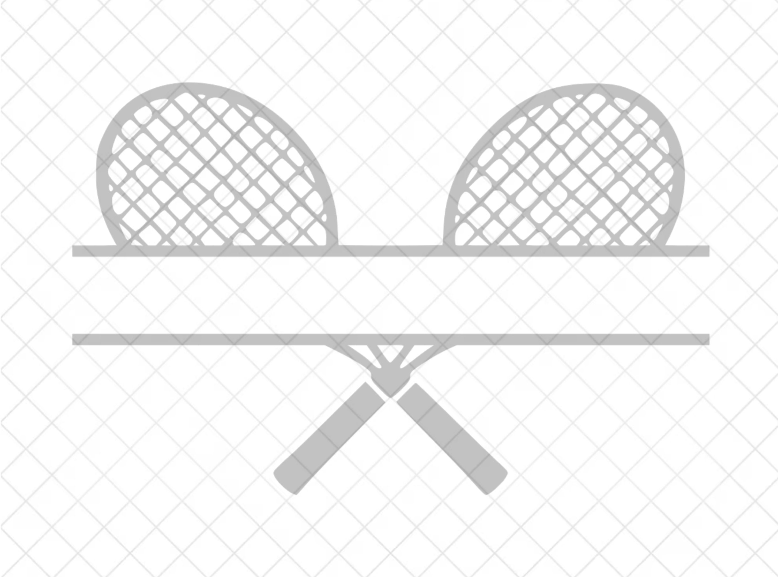 Tennis Monogram Frame SVG | Tennis Monogram | Classic Monogram Frame ...