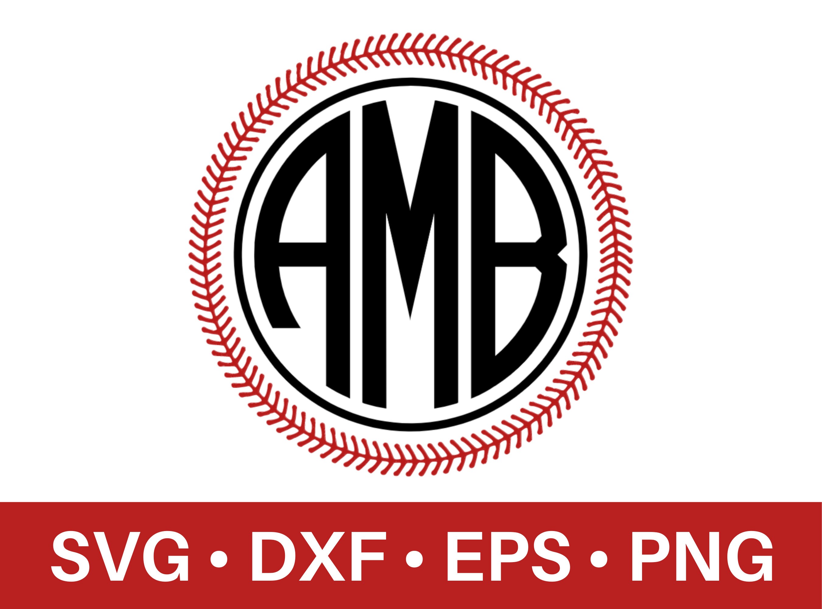 Baseball Stitch Monogram Frame Baseball Stitch Monogram - Etsy UK