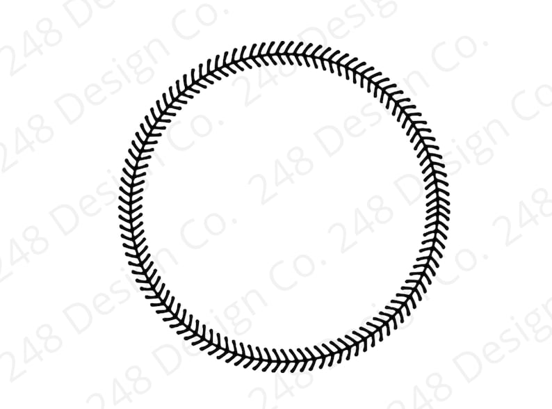 Baseball Stitch Monogram Frame | Baseball Stitch Monogram | Baseball ...