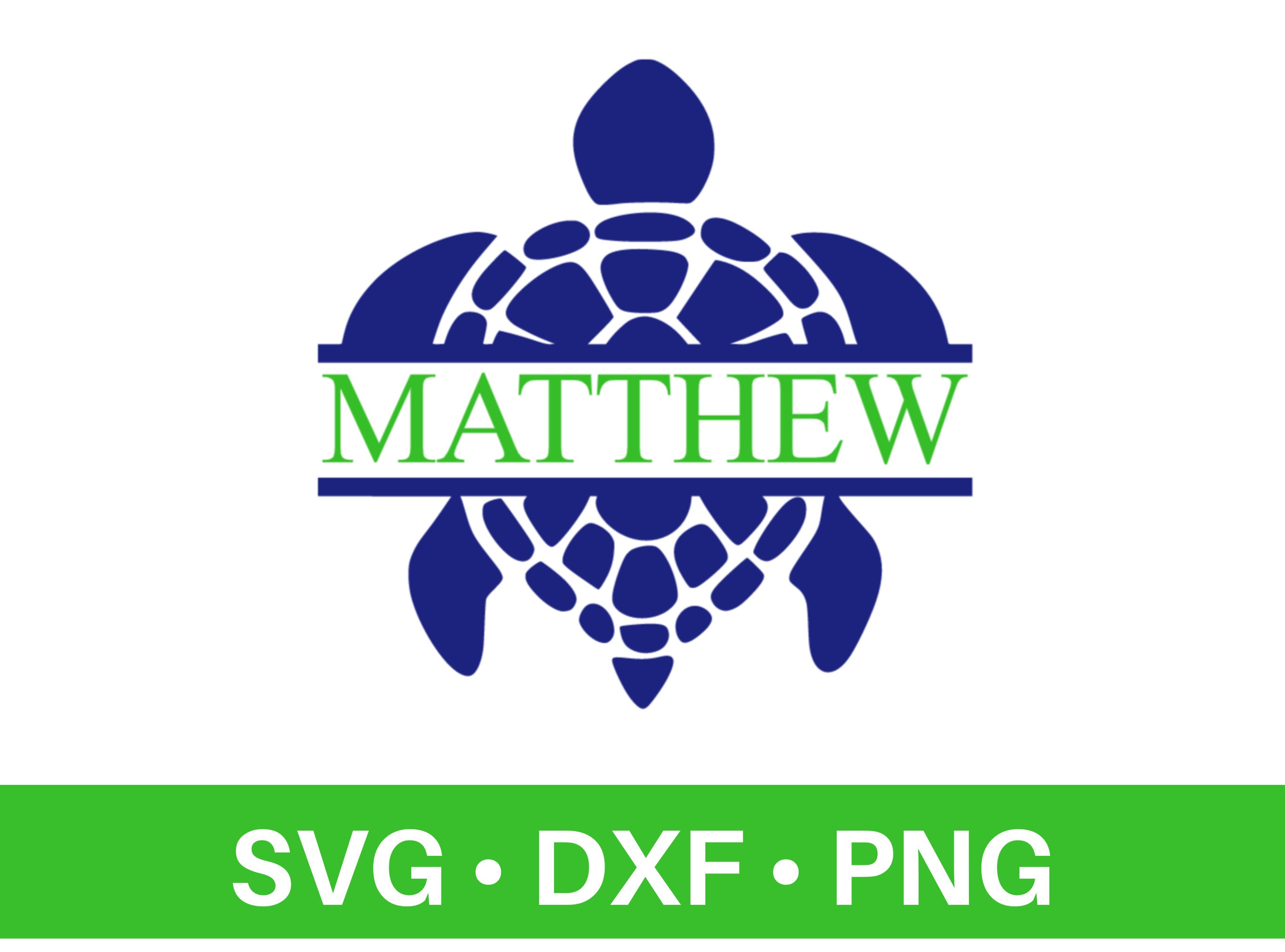 Sea Turtle Cut File | Sea Turtle Monogram | Sea Turtle Name Frame | Sea ...