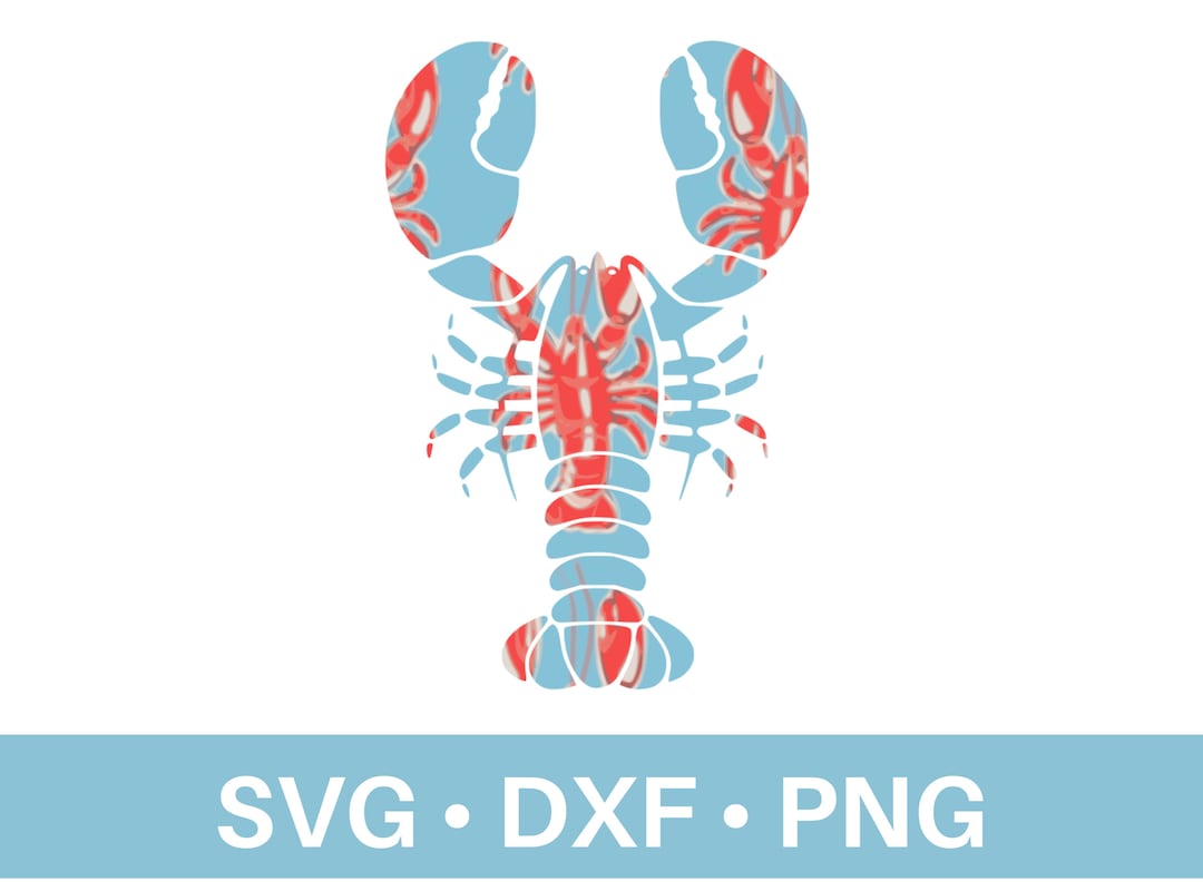 Preppy Lobster Cut File | Cute Lobster SVG | Lobster Clip Art | Lobster ...