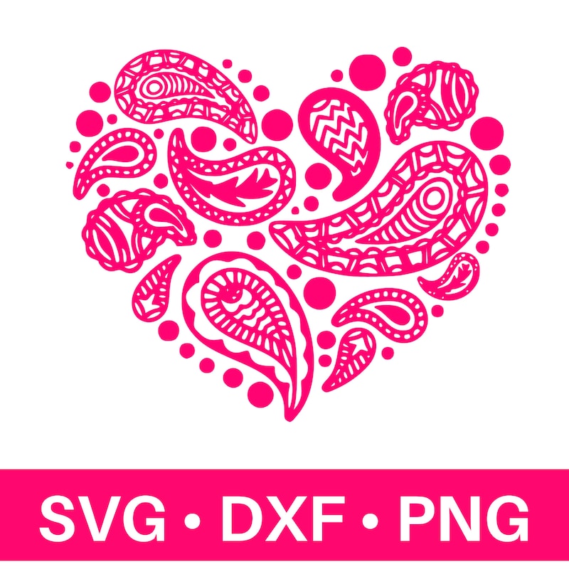 Paisley Svg File - Etsy