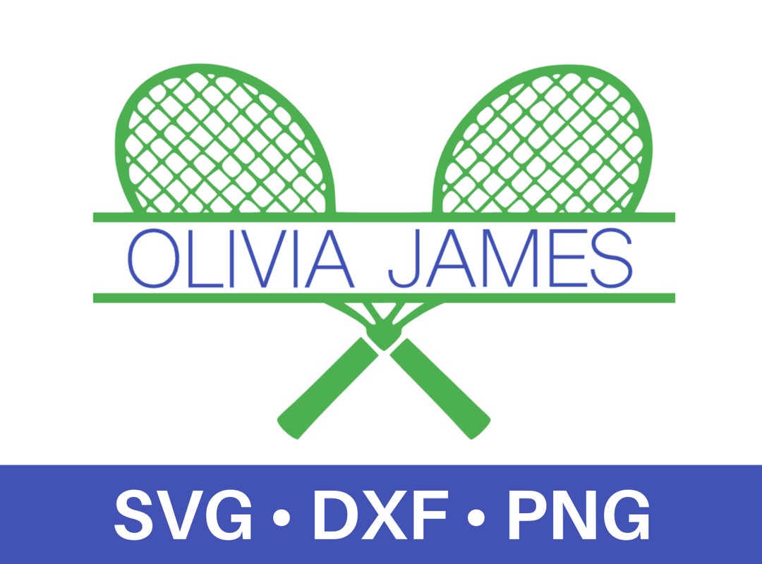 Tennis Monogram Frame SVG | Tennis Monogram | Classic Monogram Frame ...