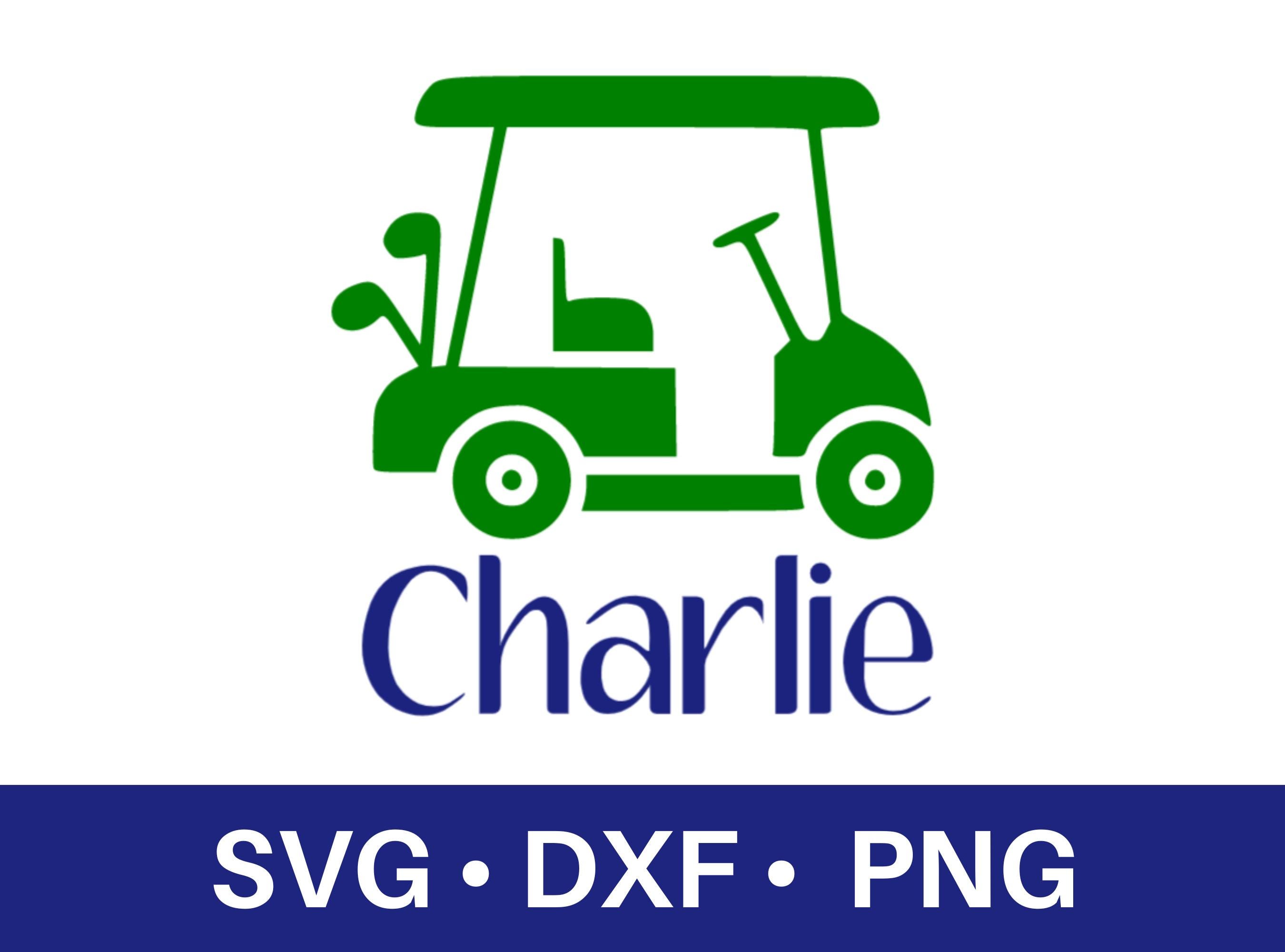 Cute Golf Cart Cut File | Golf Cart Monogram | Golf Cart Clip Art ...