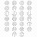 Circle Monogram Font SVG Bundle | 3D Monogram Svg | 3D Monogram DXF ...