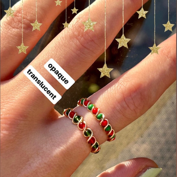 Christmas Ring - Etsy