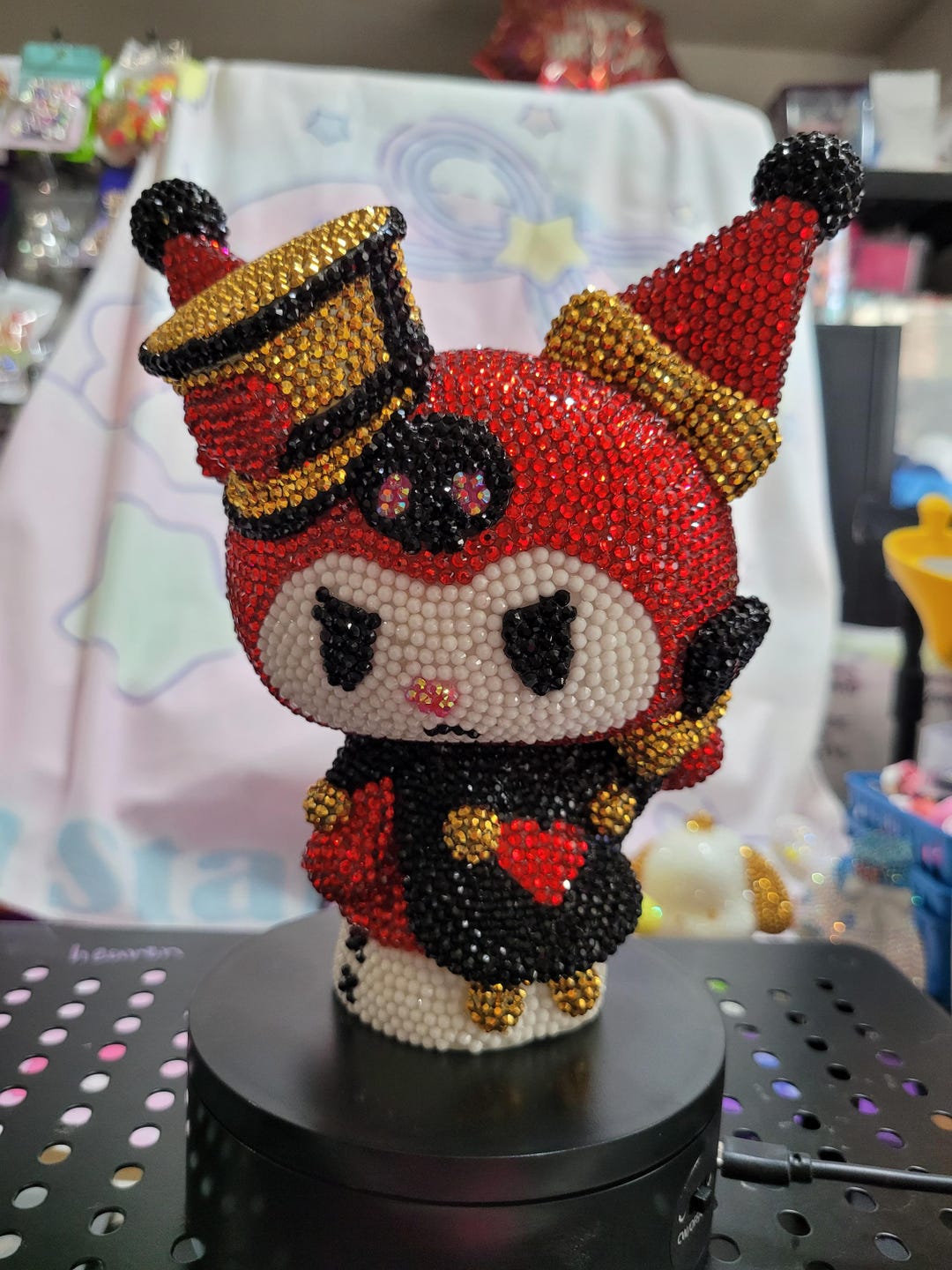 Kuromi Poker Hearts Bling Money Bank - Etsy
