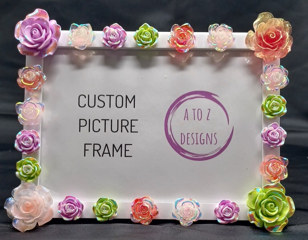 Flower 5x7 Picture Frames - Etsy