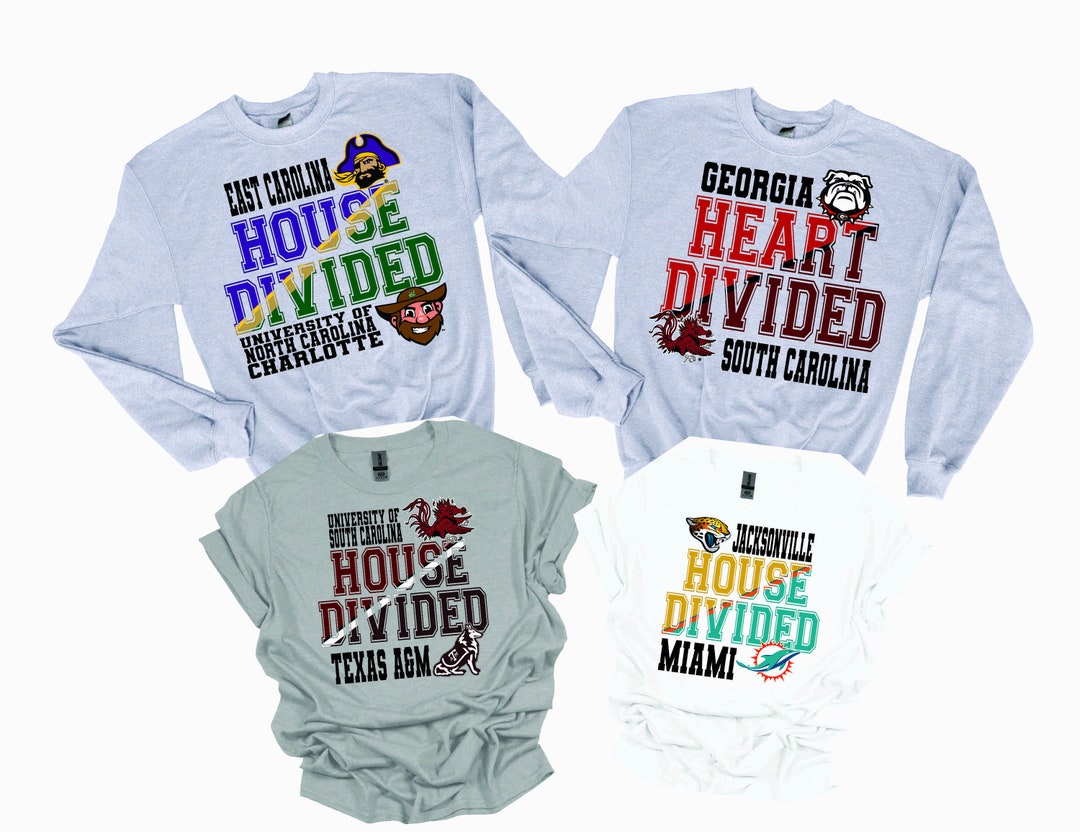 House Divided Sports Shirts Baseball, Football, Hockey, HIGH SCHOOL ...