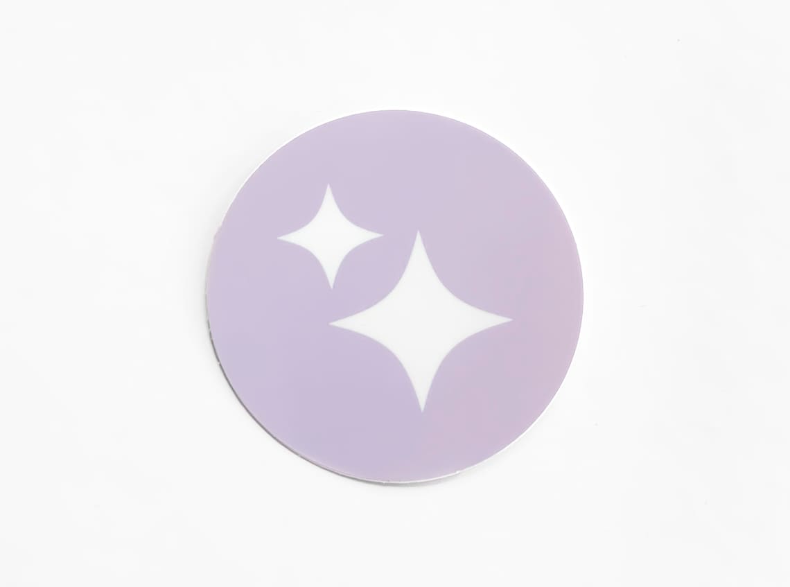 Star Sticker Lavender, Laptop Sticker - Etsy