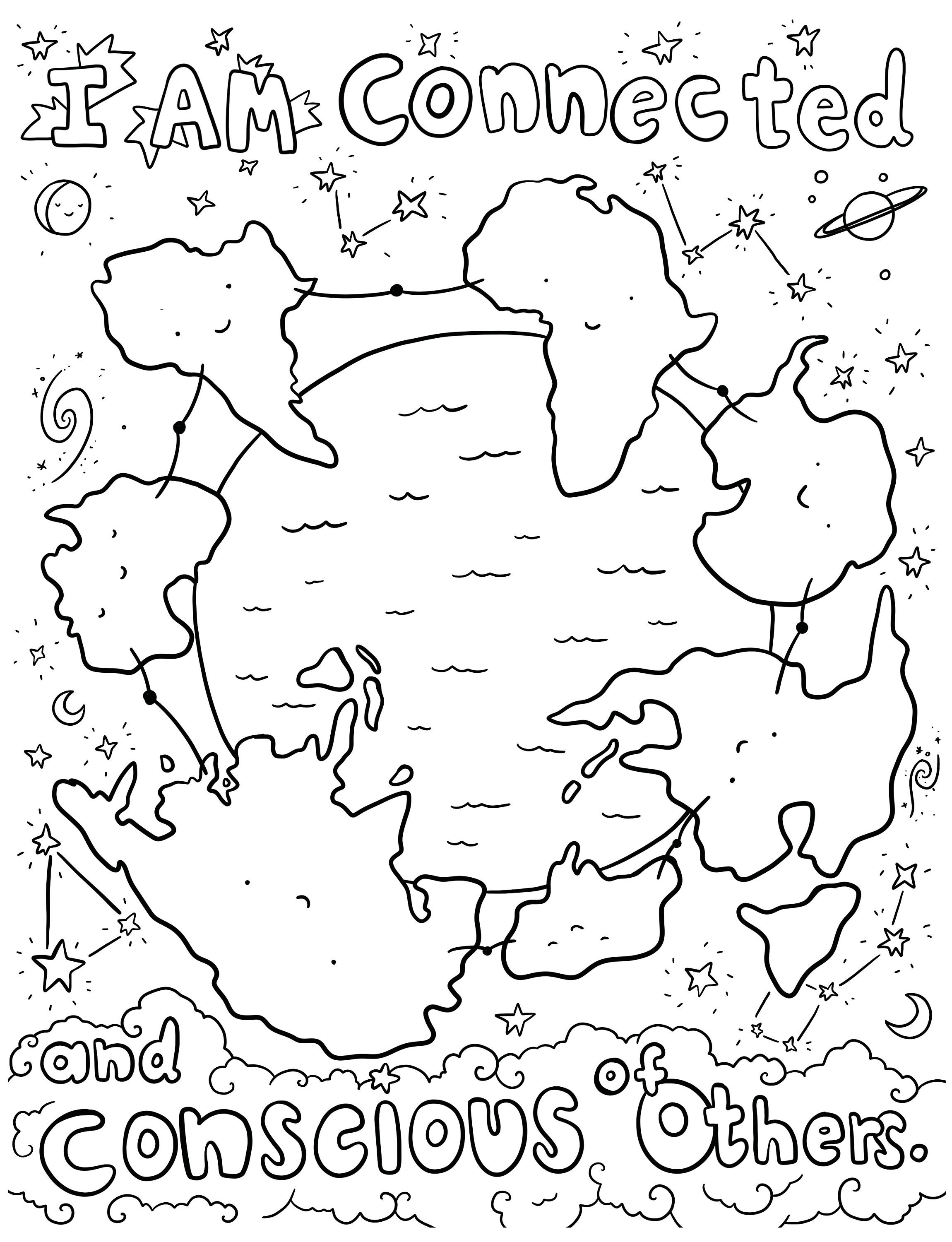 I AM AFFIRMATIONS Coloring Book for Boosting Confidence Self - Etsy