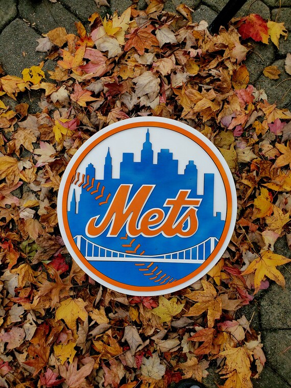 Mets Wooden Sports Logo Sign Wall Décor Mets Wall Sign | Etsy