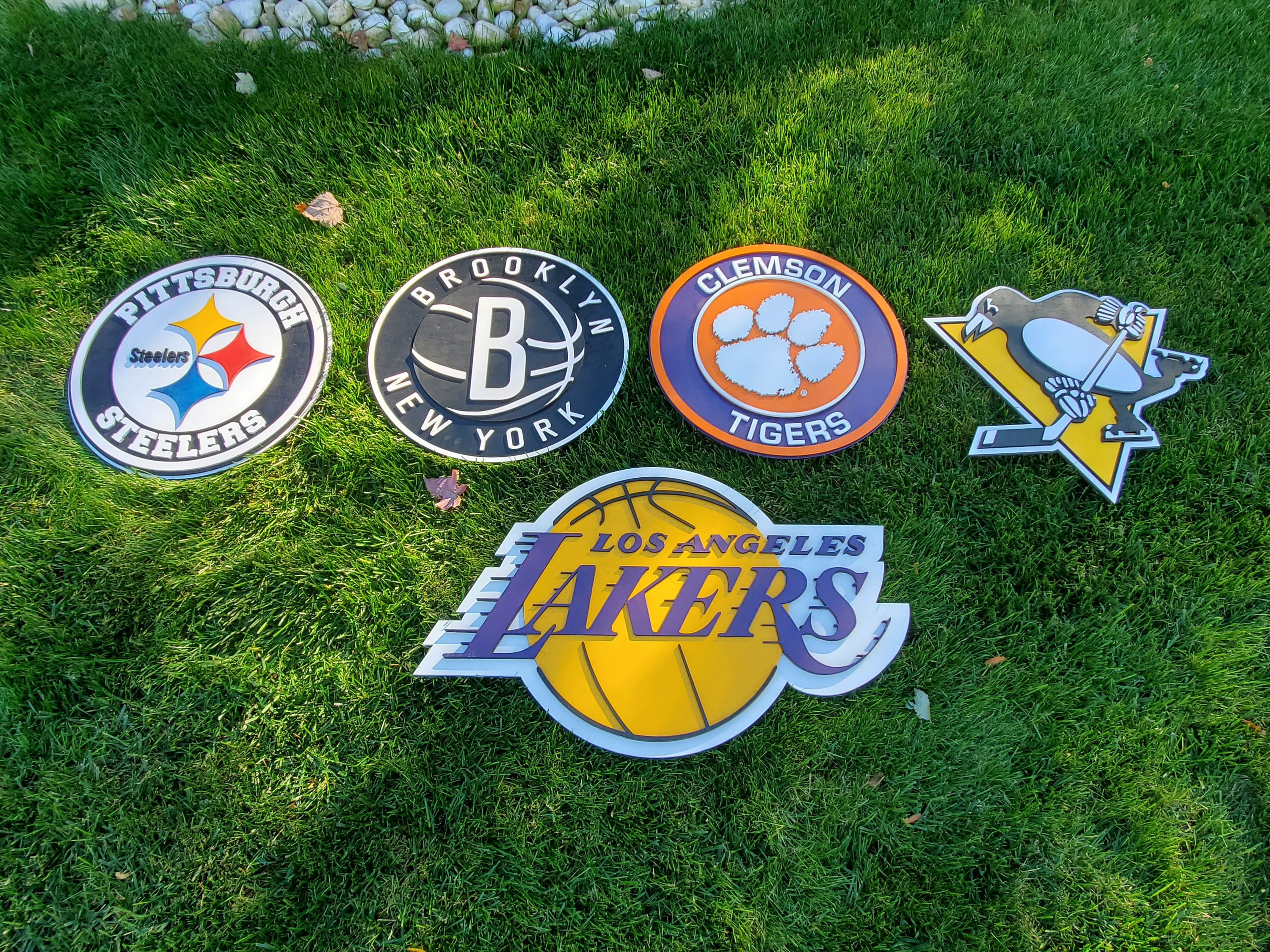 Lakers Sports Logo Wooden Sign for Wall Décor Perfect Gift for Him, Man ...