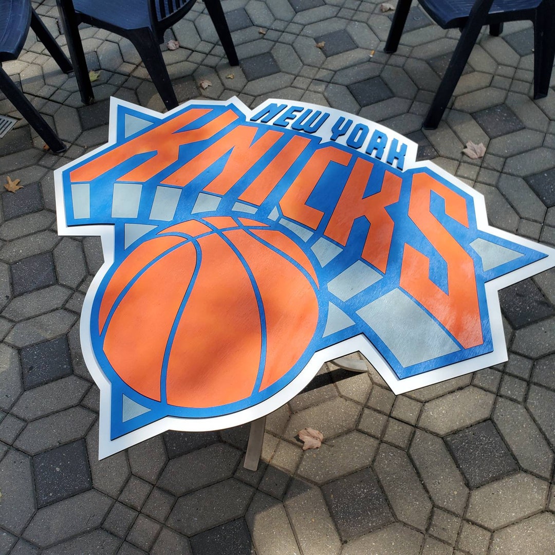 Personalized New York Knicks Basketball Logo - Custom Hand Painted ...