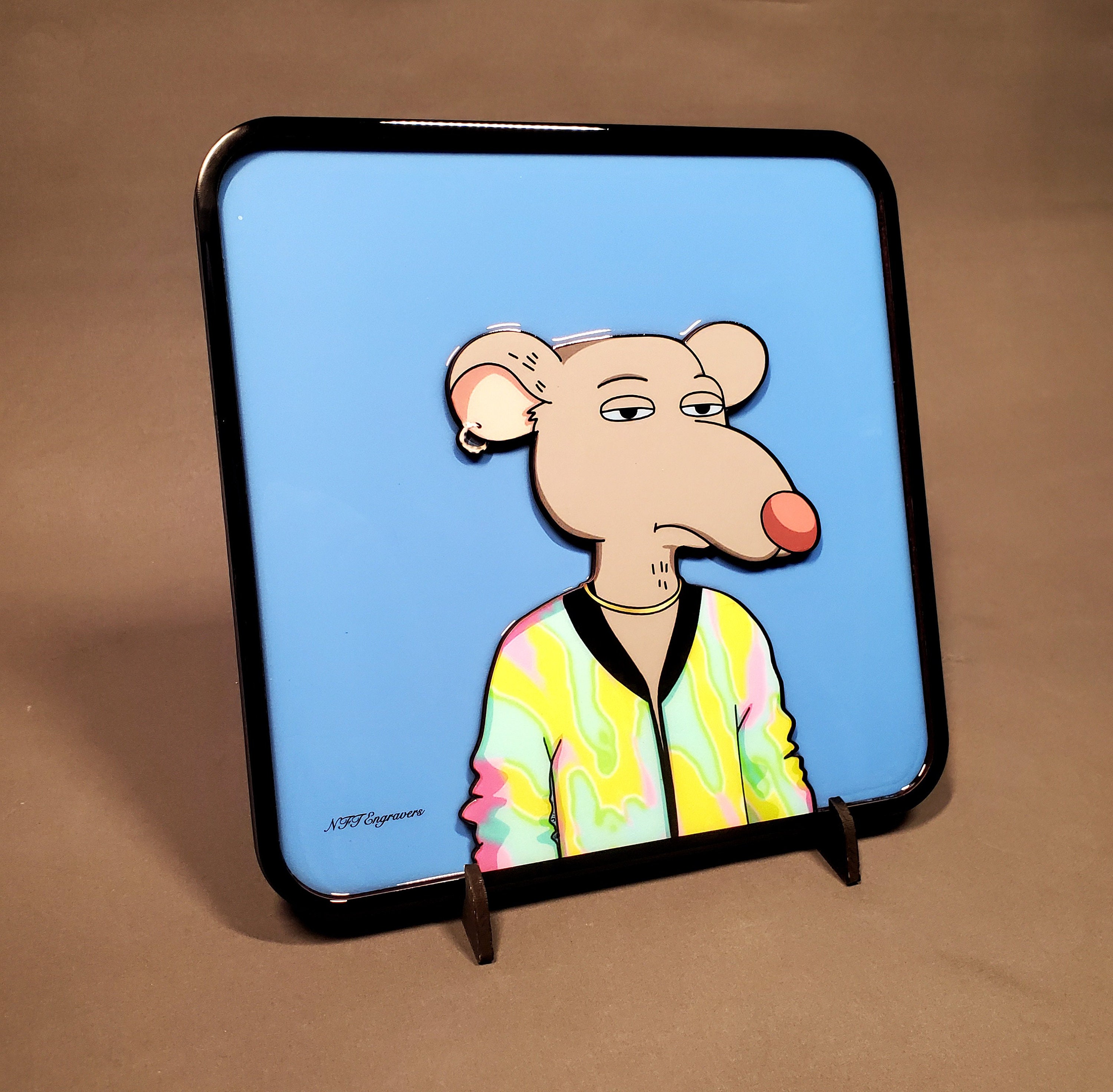 Custom NFT Wall Art by Nftengraversusa MAYC/BAYC Mutant Appe Yacht Club ...