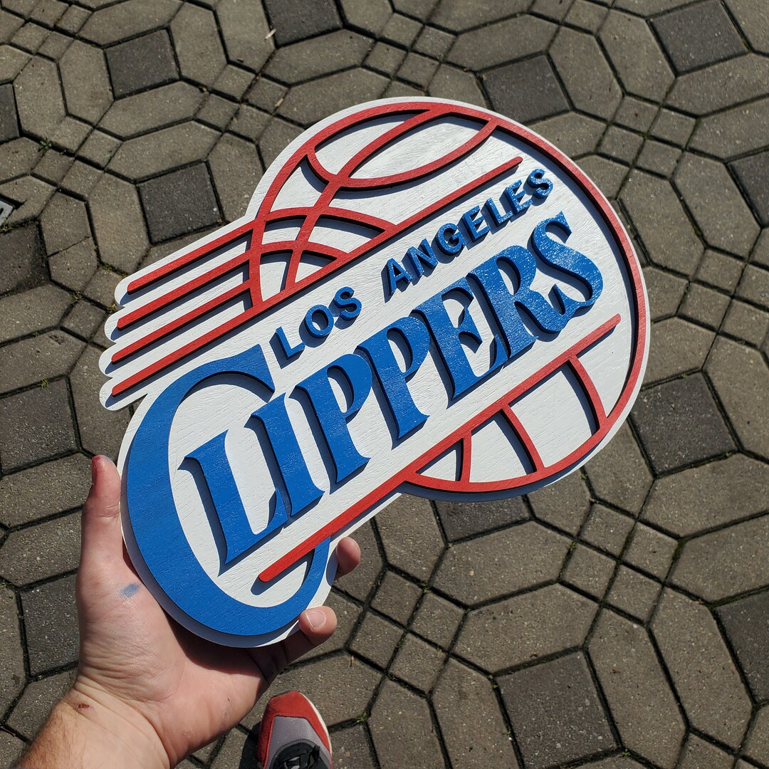 Los Angeles Clippers, Sports Logo Personalized Custom Made Wall Sign ...