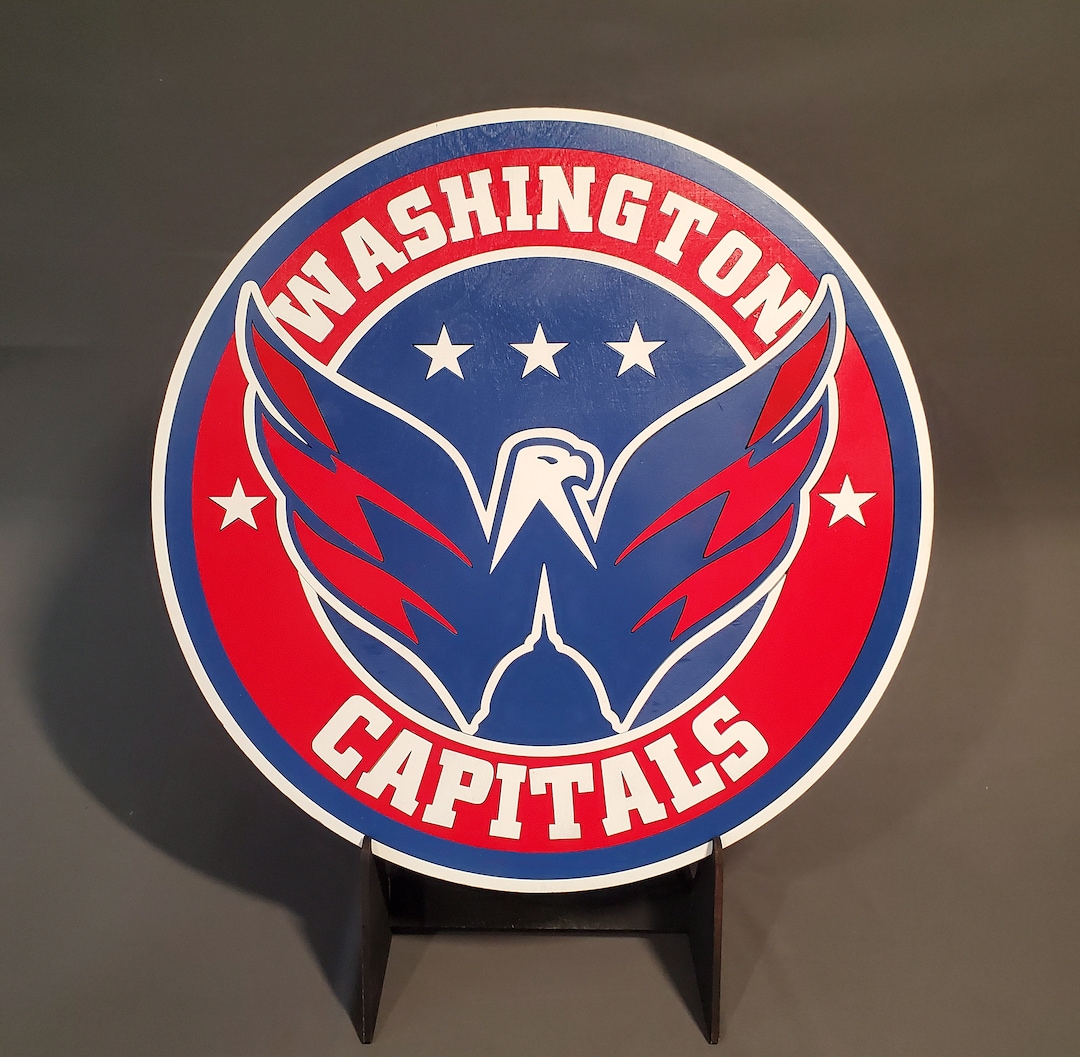 Personalized Washington Capitals Hockey Logo - Custom Hand Painted ...