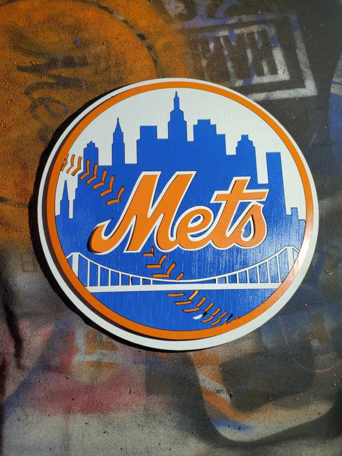Mets Wooden Sports Logo Sign Wall Décor Mets Wall Sign - Etsy