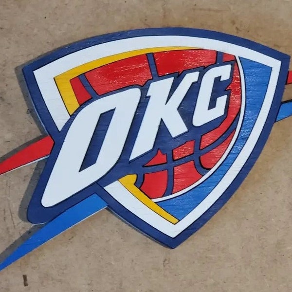 Okc Thunder Sign - Etsy