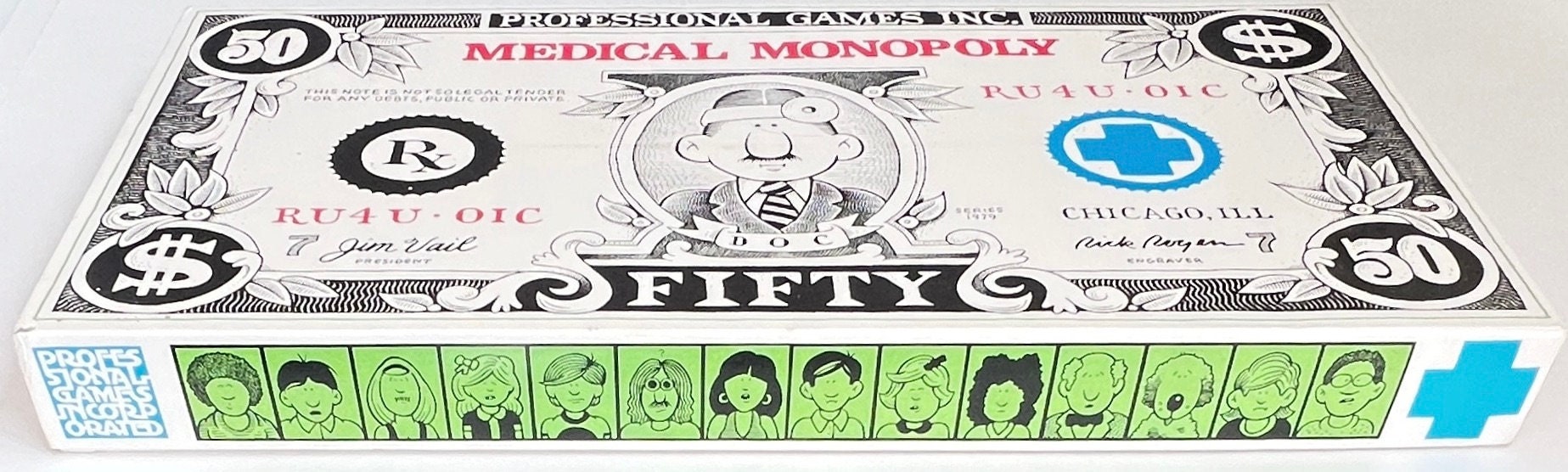 Vintage 1979 Professional Games Medical Monopoly Doctor Board Game - Etsy