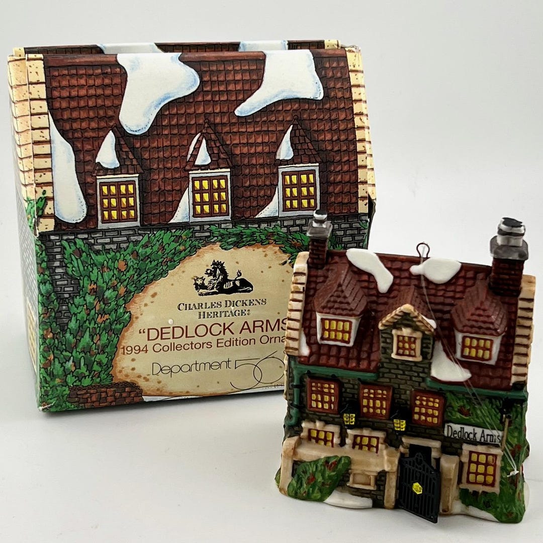 1994 Dept 56 Christmas Ornament Charles Dickens Heritage Village ...