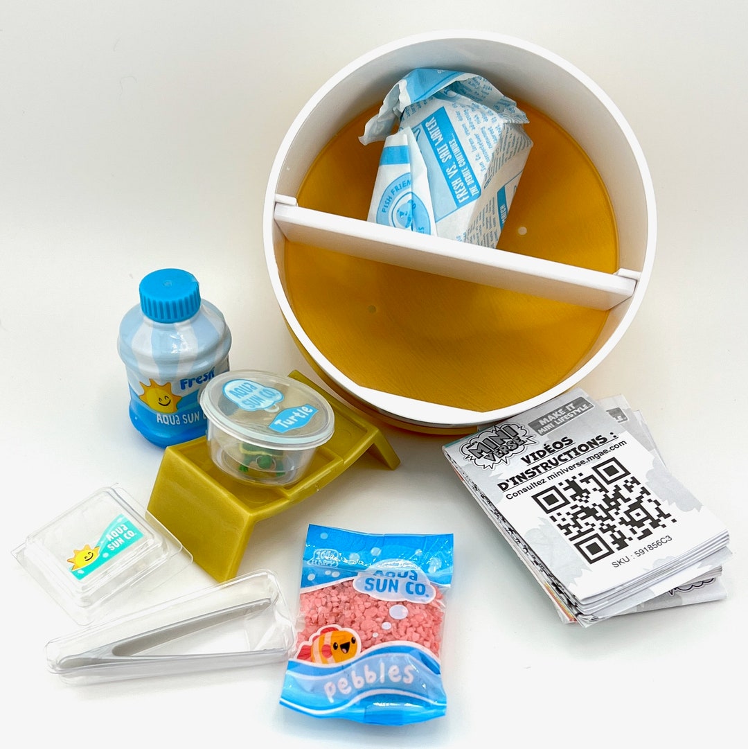 Mga's MINIVERSE Make It Mini Lifestyle Series 1 Red Eared Slider Turtle ...