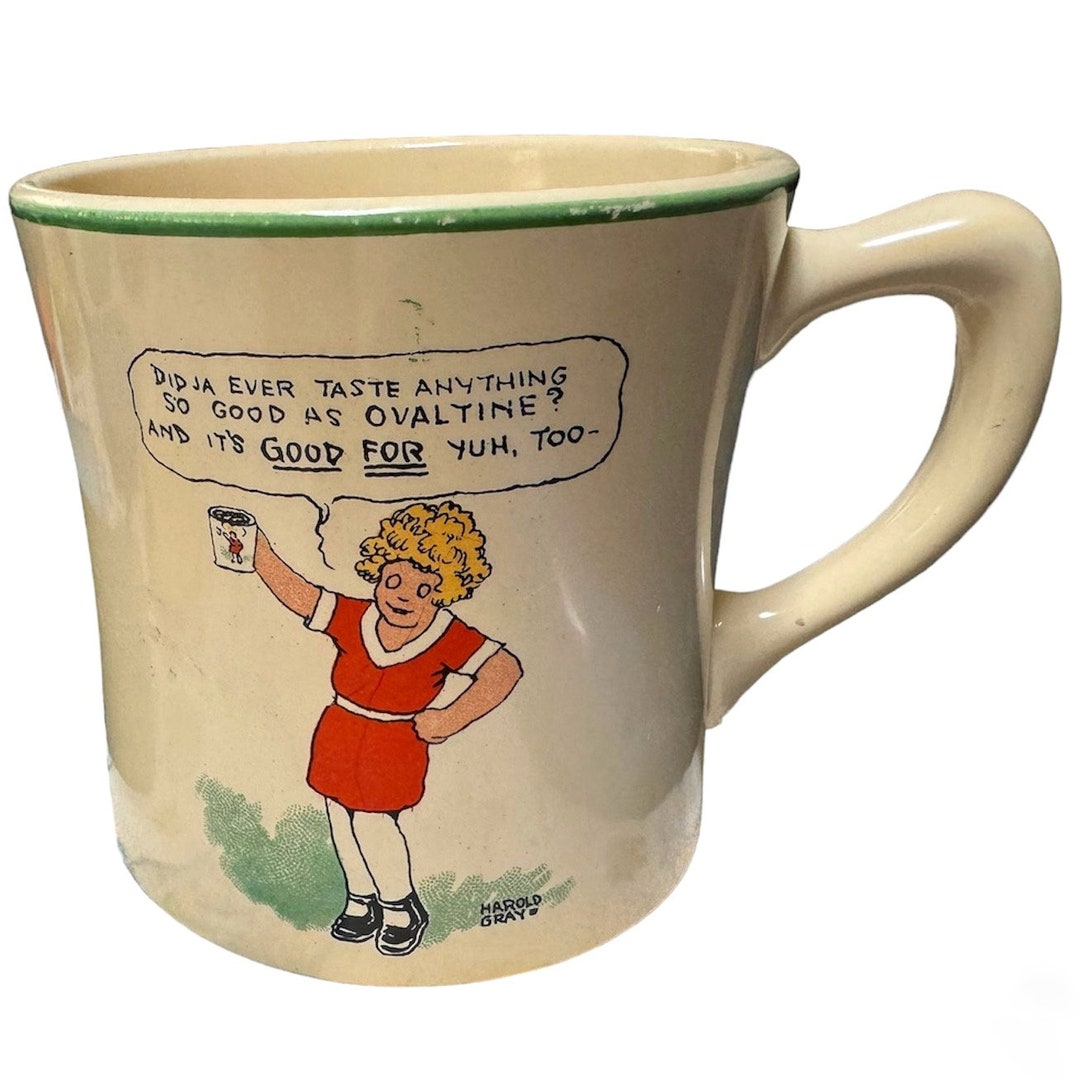Vintage Little Orphan Annie & Sandy Ceramic Mug Cup by Wander Co ...