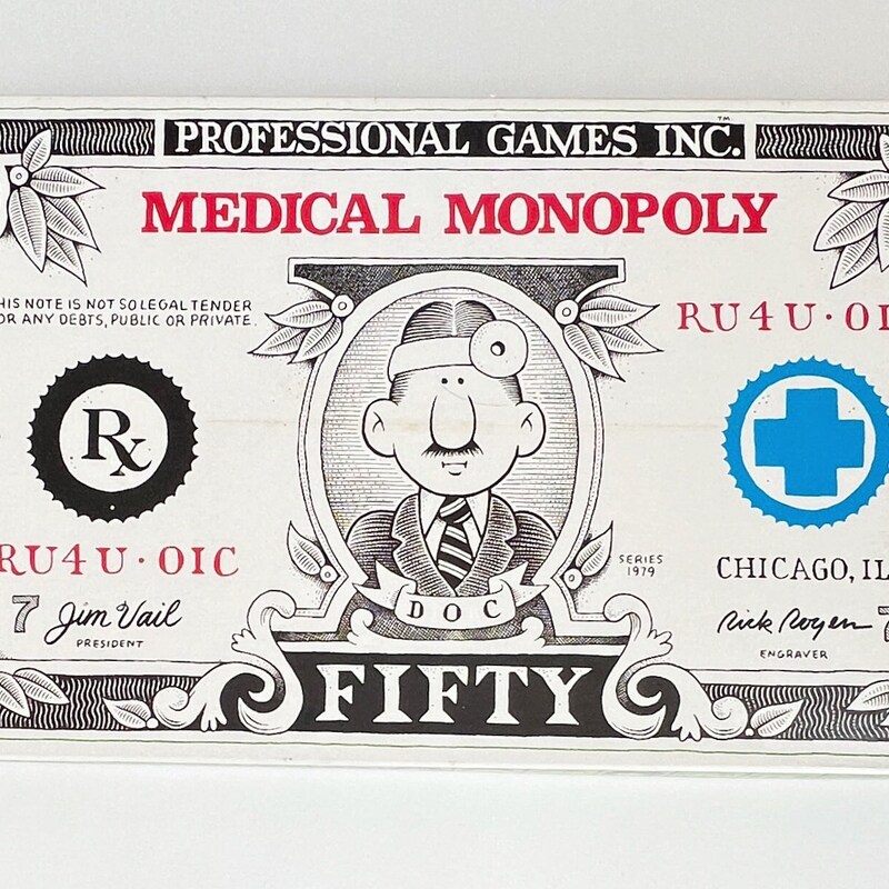 Monopoly Nurse - Etsy