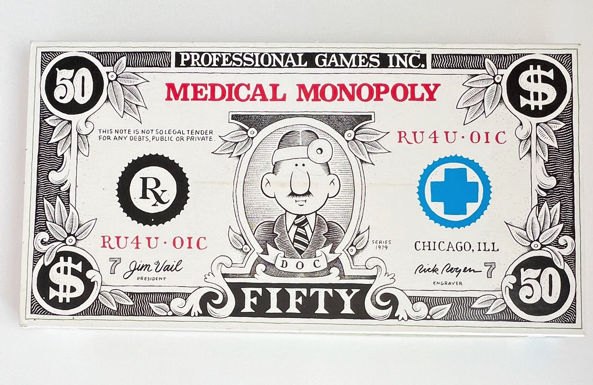 Vintage 1979 Professional Games Medical Monopoly Doctor Board Game - Etsy