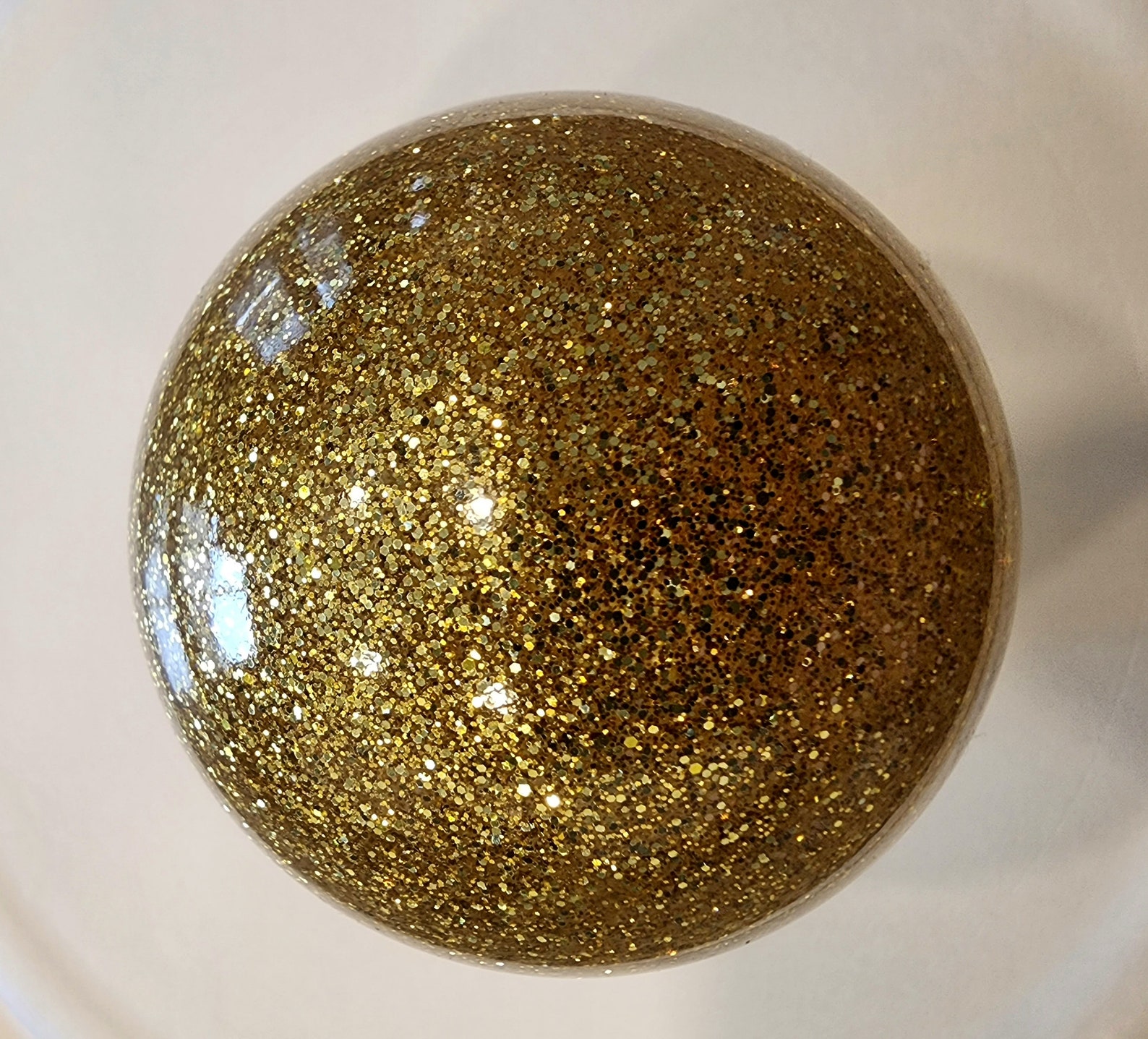 Custom Gold Metal Flake Shift Knob Glitter Shift Knob JDM Bubble Knob ...