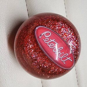 Custom Shift Knob Red Peterbilt Shifter Knob Vintage Rat Rod Hot Rod ...