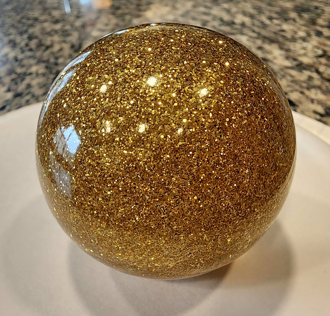 Custom Gold Metal Flake Shift Knob Glitter Shift Knob JDM Bubble Knob Jockey Shift Knob Rat Rod ...