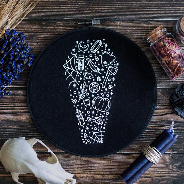 Goth Hand Embroidery - Etsy