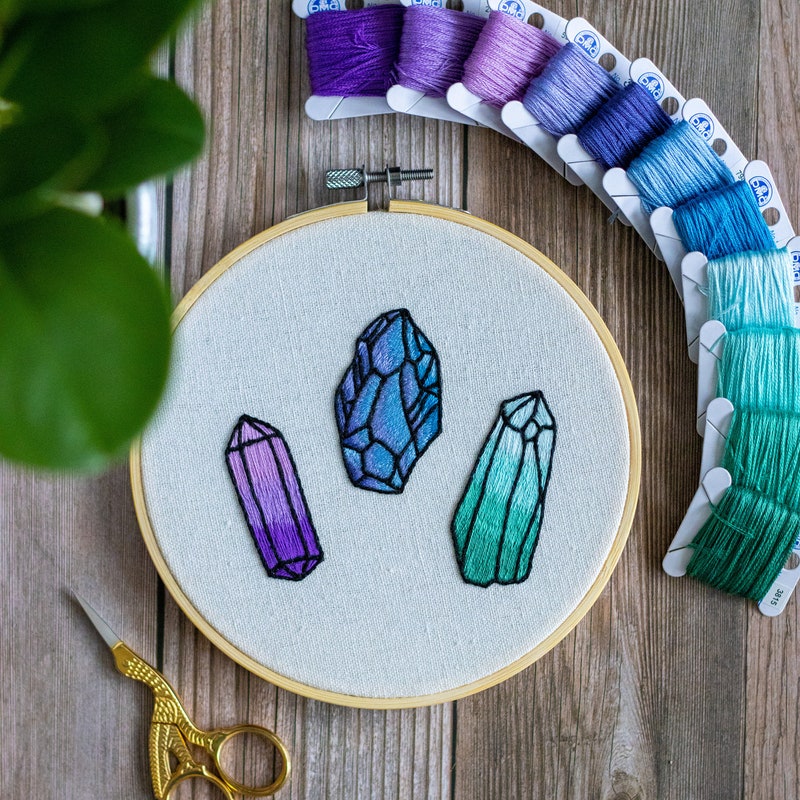 Crystal Embroidery - Etsy