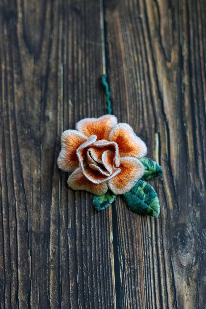 Hand Embroidery Pattern 3D Stumpwork Flower Botanical Digital Download ...