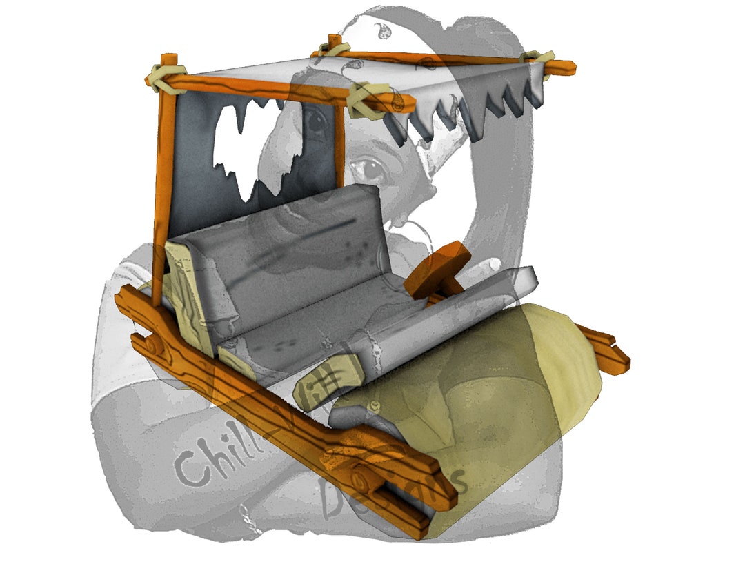 Flintstone Inspired Mobile Car PNG JPG - Etsy