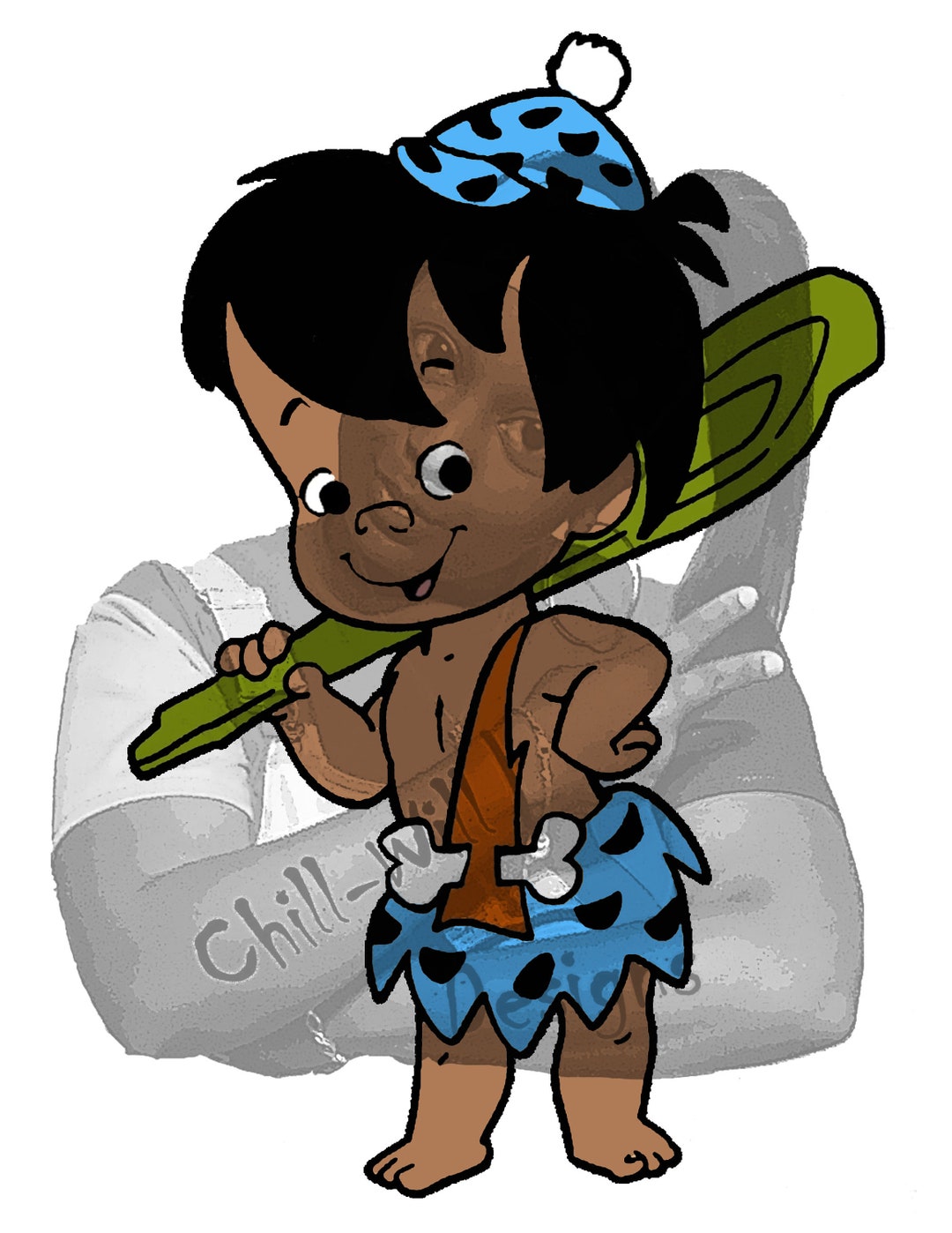 Bam Bam Rubble Inspired JPG PNG - Etsy