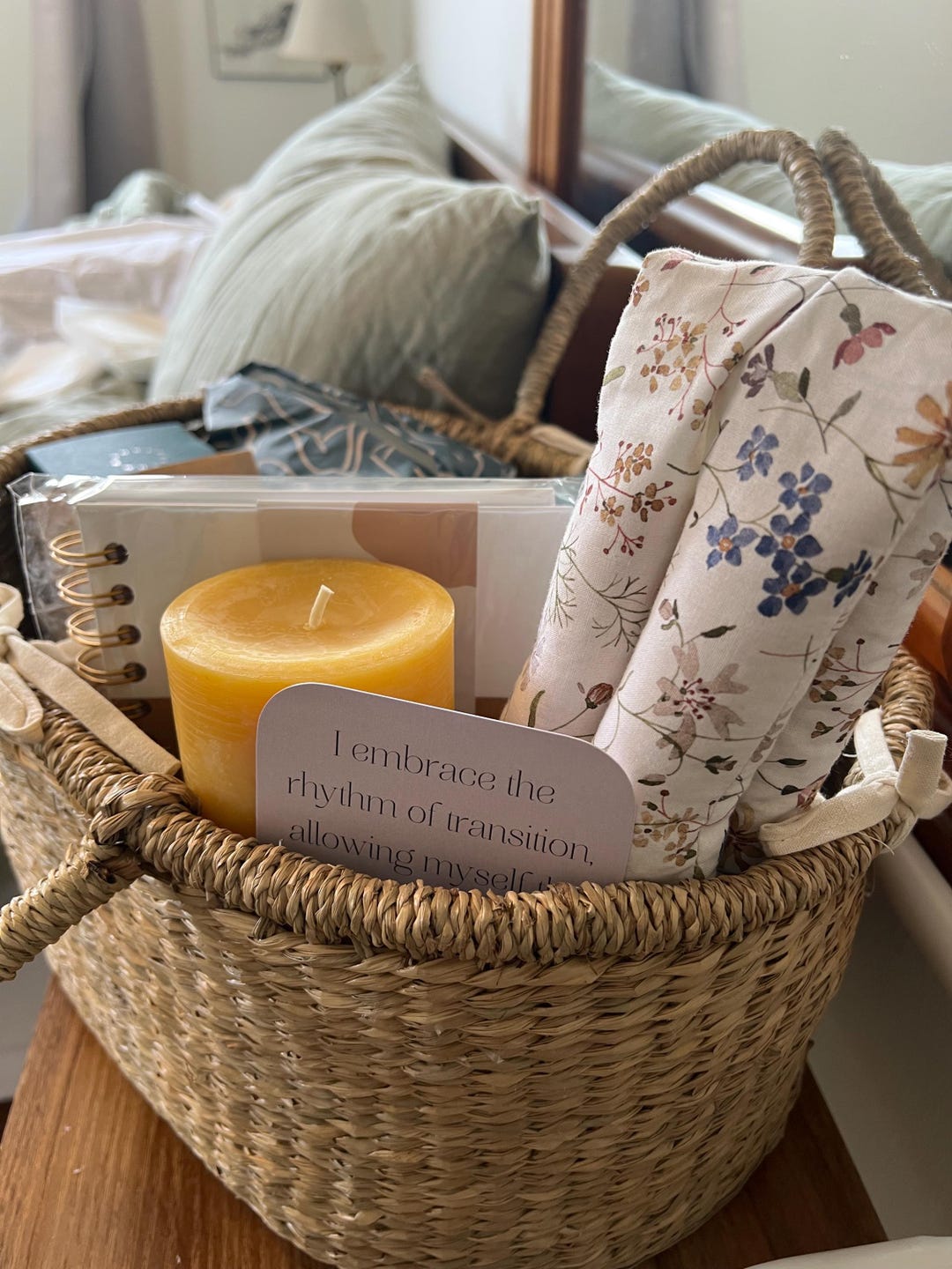 Romanticize Your Postpartum | Birth Basket for Mamas | Postpartum Kit ...