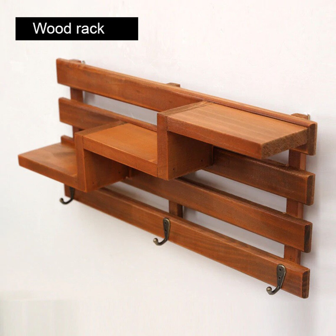 Wood rack for home decorations | Etsy