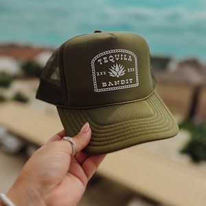 Tequila Bandit Trucker Foam Front Adjustable Snapback Cowboy Hat Ideal for Spring and Summer ...