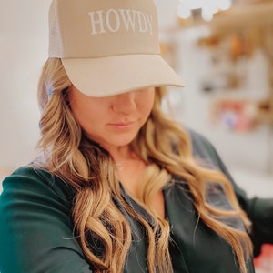 Cowboy-inspired Howdy 5 Panel Trucker Hat Adjustable Snapback Closure Western Style Ideal for ...