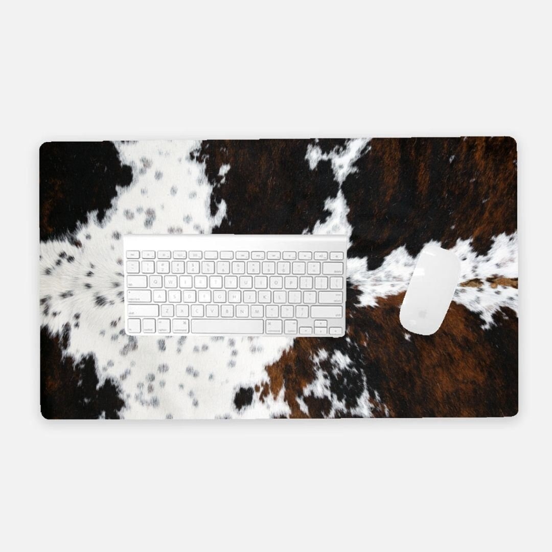 Large Cowhide Mouse Pad 24 X 14 Western Desk Mat - Etsy