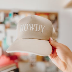 Cowboy-inspired Howdy 5 Panel Trucker Hat Adjustable Snapback Closure Western Style Ideal for ...