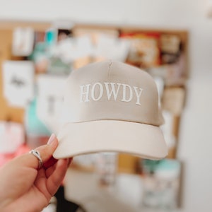 Cowboy-inspired Howdy 5 Panel Trucker Hat Adjustable Snapback Closure Western Style Ideal for ...