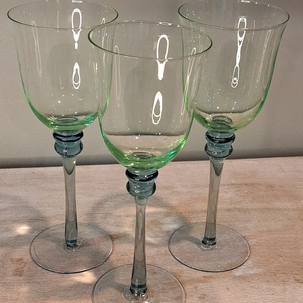 Colored Glass Stemware - Etsy