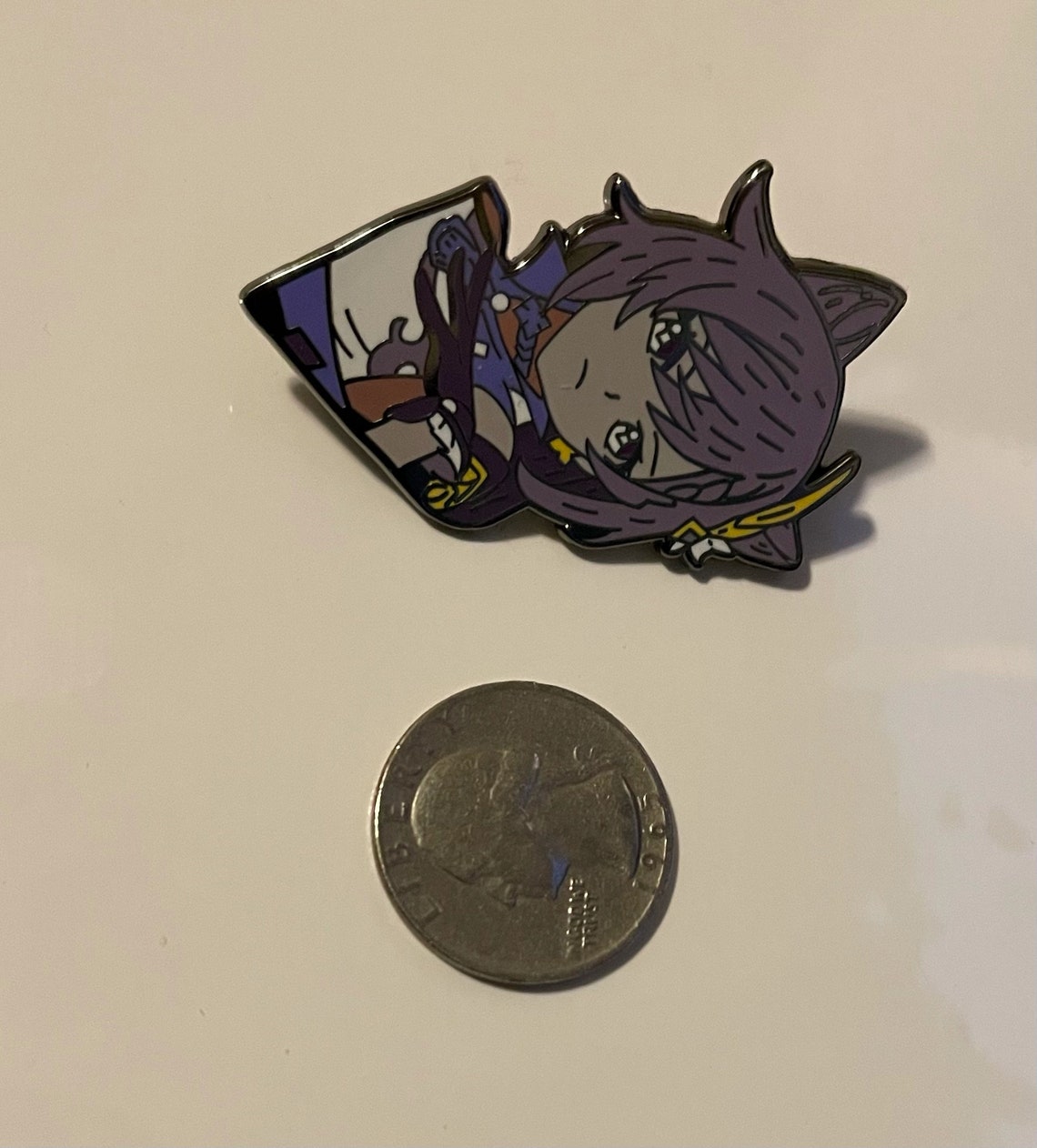 Genshin Impact Keqing Banner Pin - Etsy