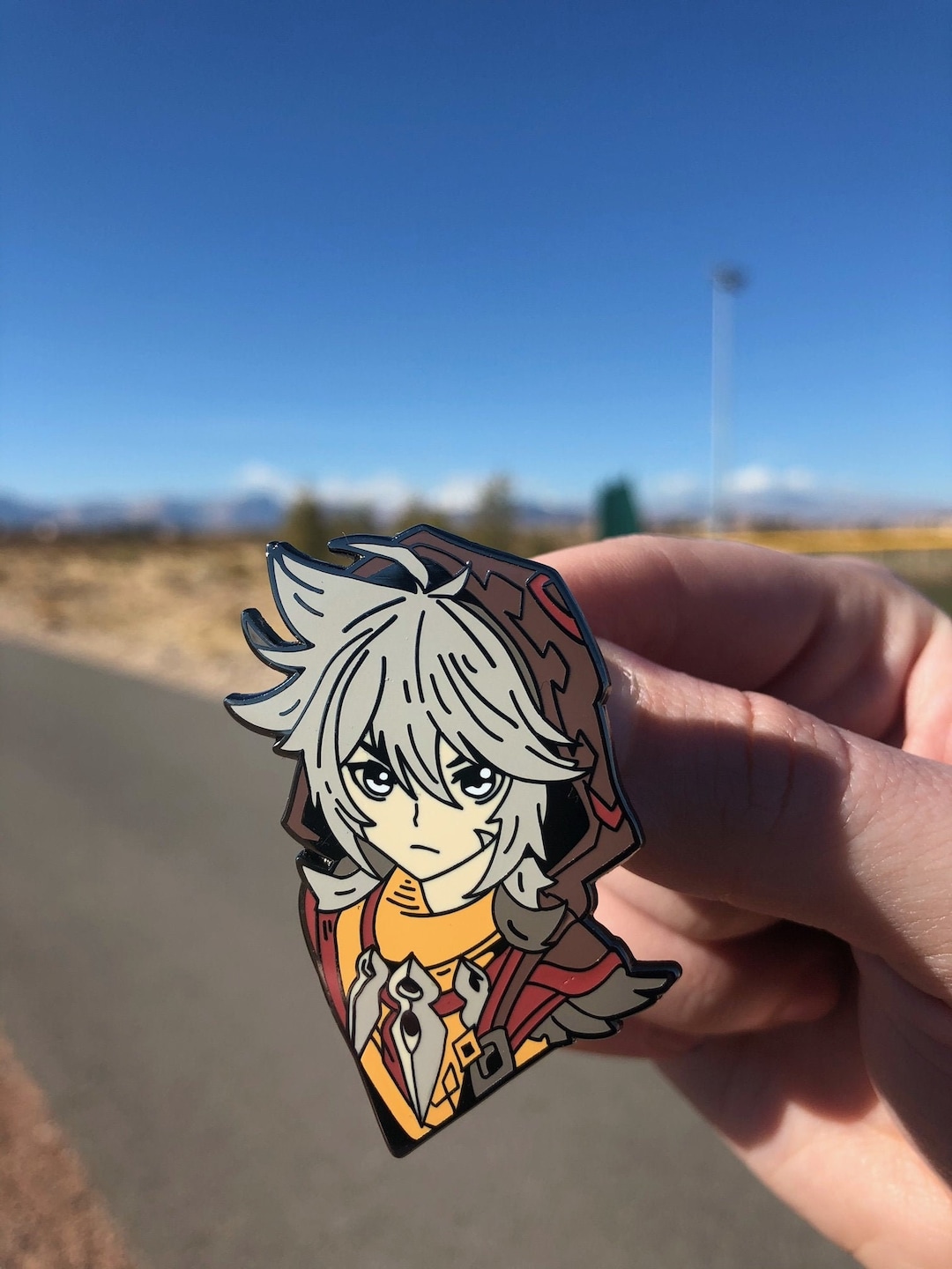 Genshin Impact Razor Banner Pin - Etsy