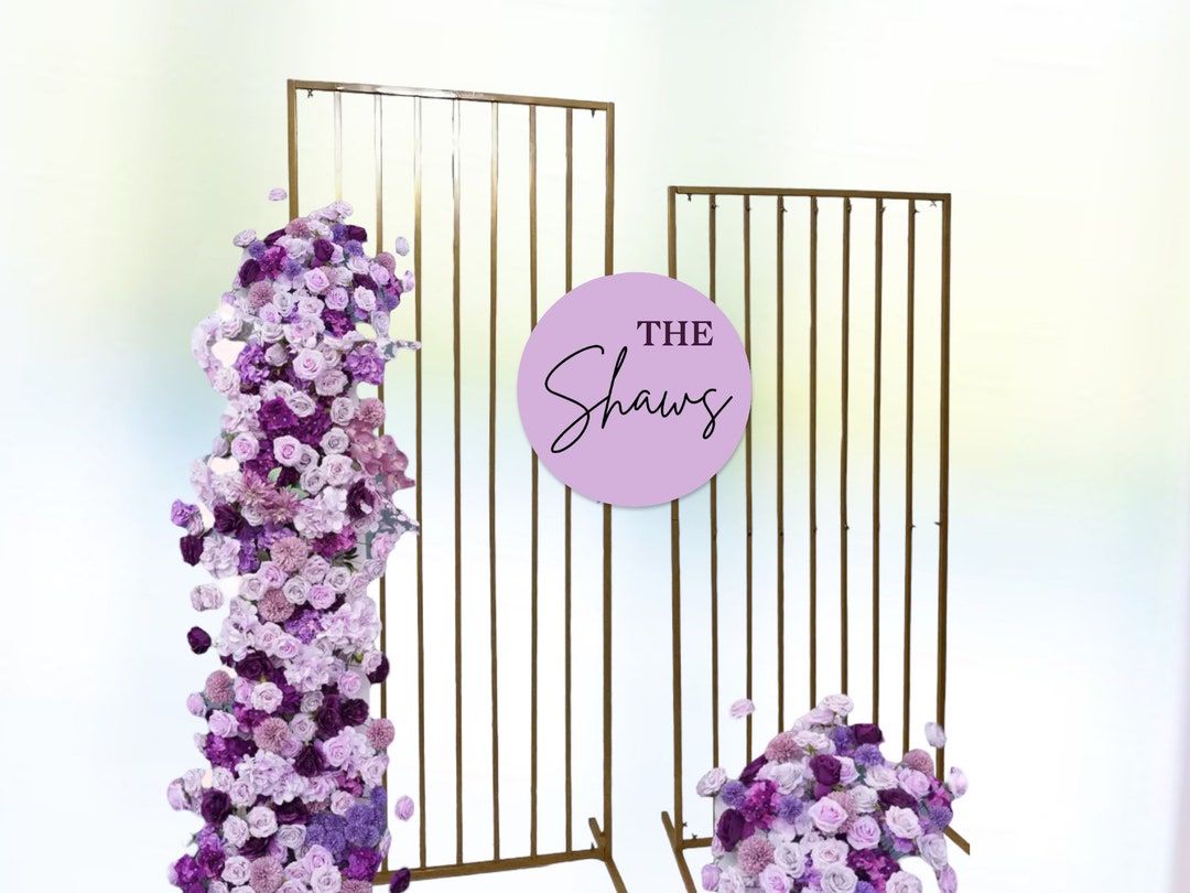 Wedding Backdrop Square Props Metal Stands. Birthday Stage Balloon and ...