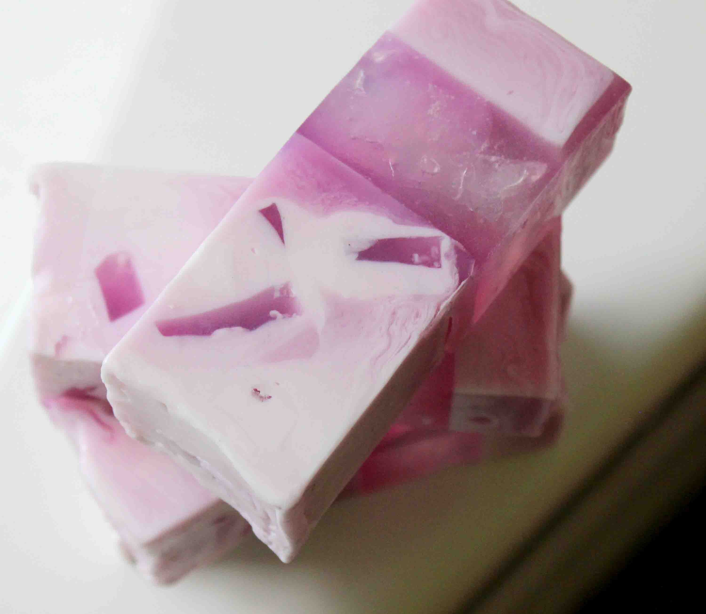 Pink Abstract Artisan Soap, Shea Butter Soap, Valentines Day, Mothers ...