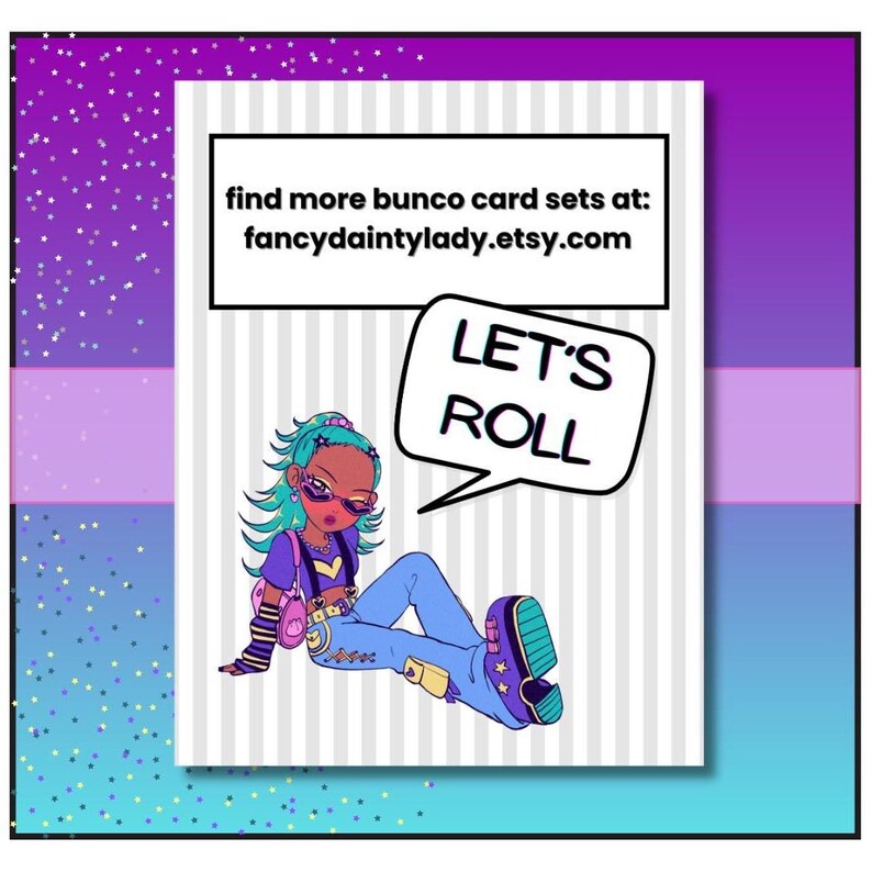 Bunco Score Sheet, Bunco Score Card, Bunco Digital, Bunco Download ...